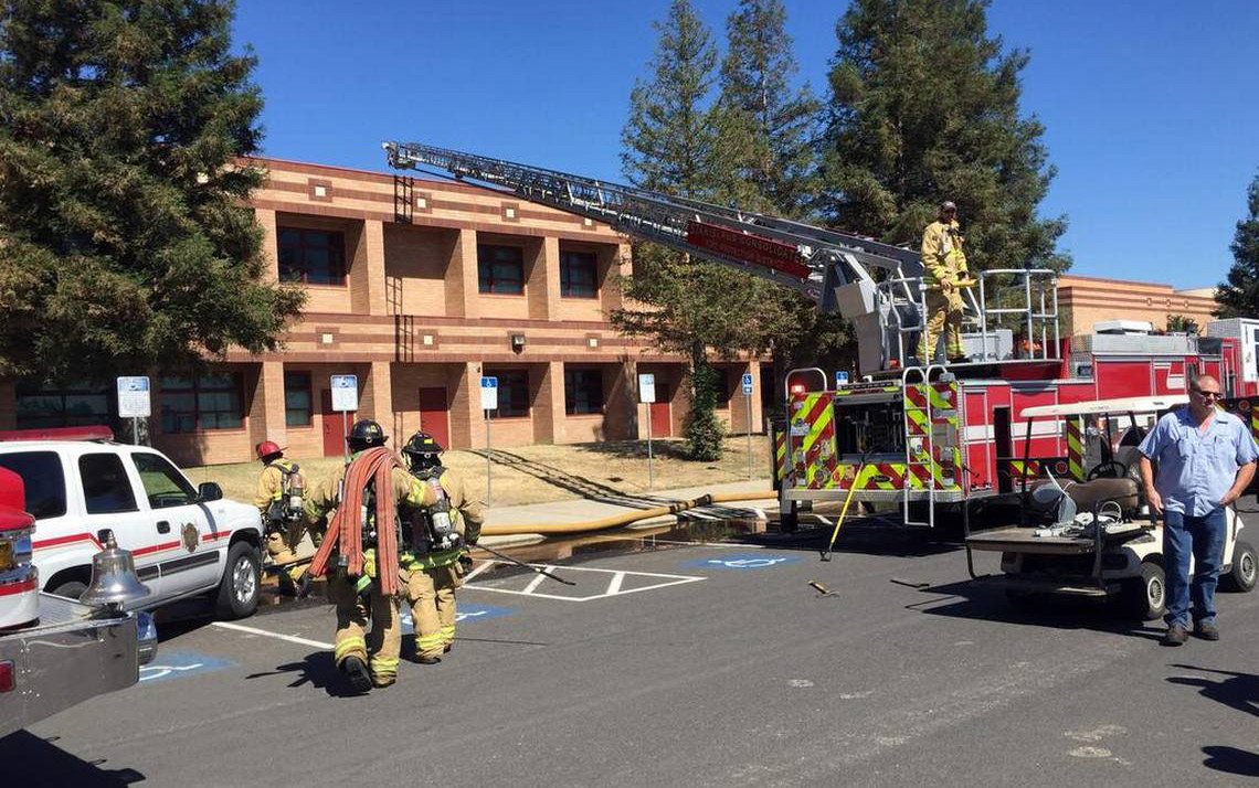 Fire Damage at Johansen High School in Modesto, California | The ...